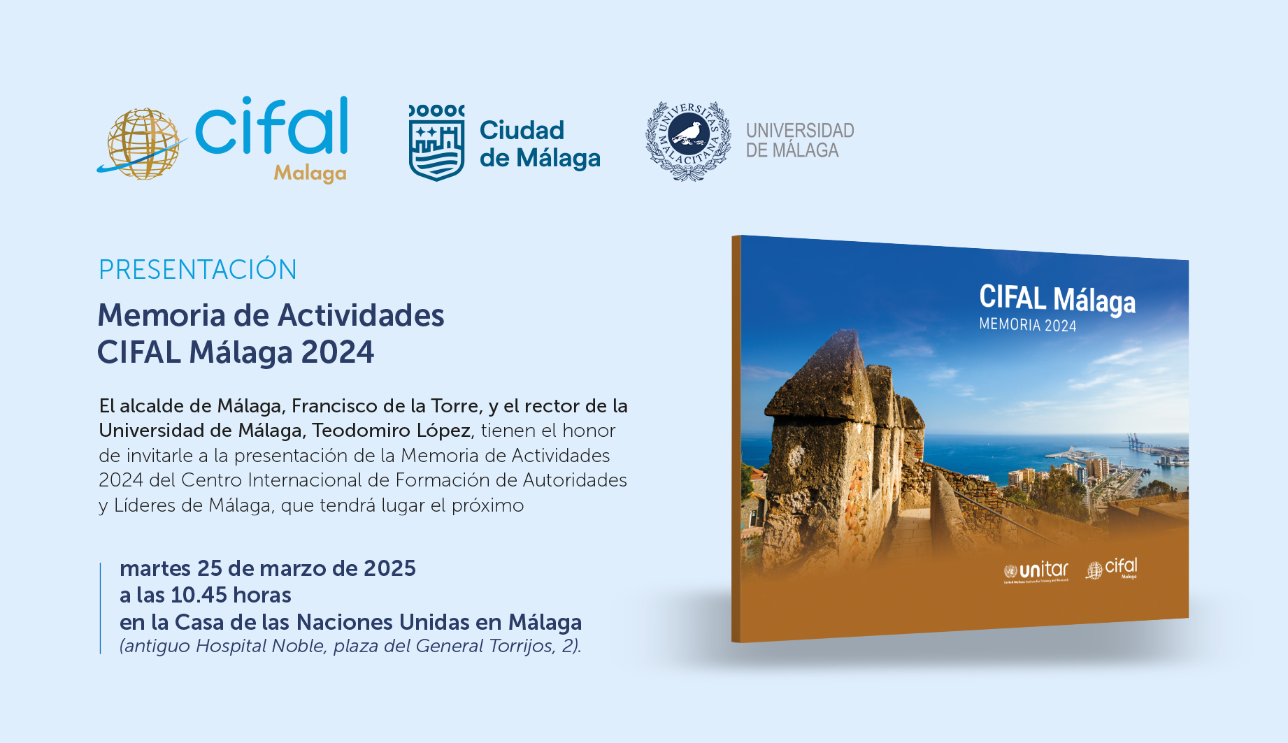 Presentación de la Memoria 2024 – Cifal Málaga